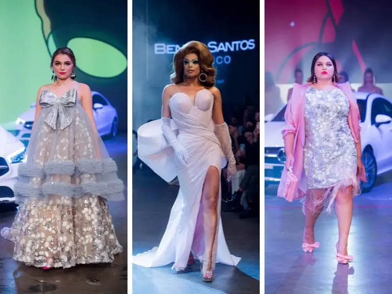 Así fue el desfile con Estefanía Villarreal y Sofía Castro convertidas en muñecas de tamaño real ...