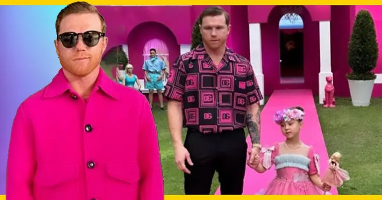 'El Canelo' Álvarez y sus icónicos looks rosas en fiesta de su hija ...