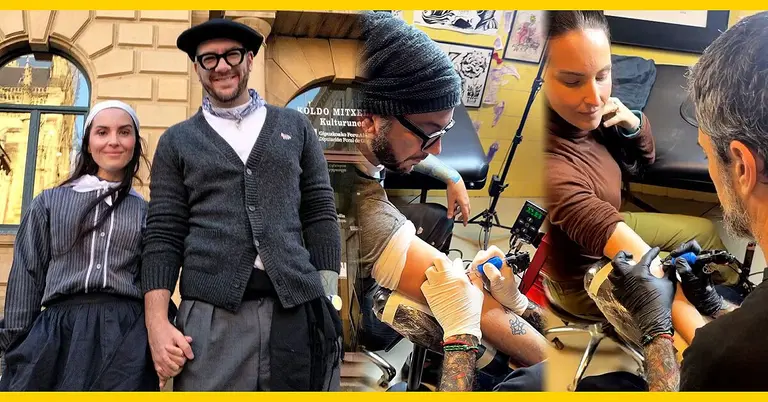 Faisy y su esposa se hicieron tatuajes iguales y comparten su ...