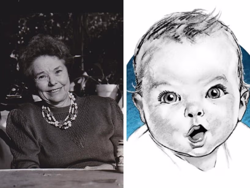 La primera bebé Gerber celebra 93 años y así es como se ve ahora ...