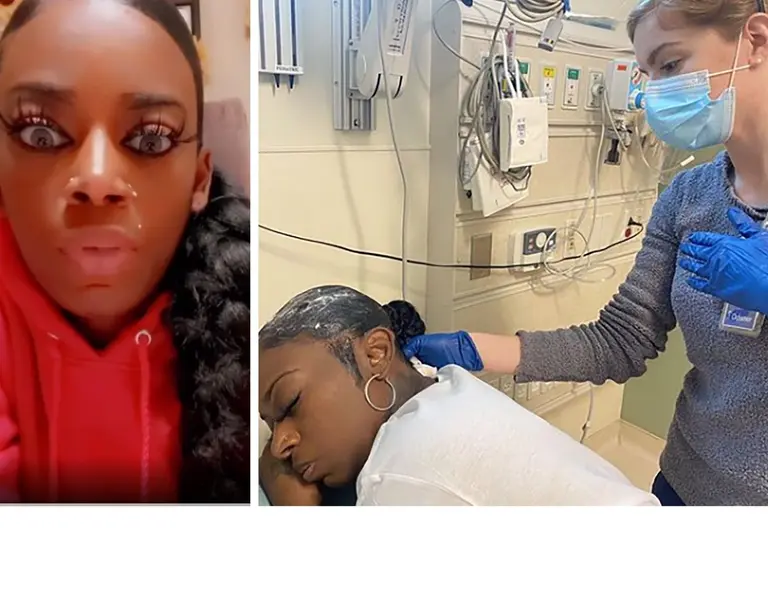 Mujer confunde laca para el cabello con pegamento industrial y ahora ...