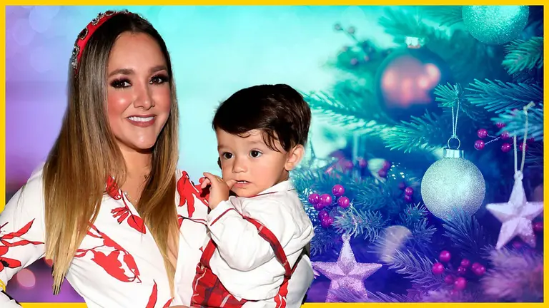 Sherlyn regresa a México y sorprende a su hijo con enorme árbol de ...