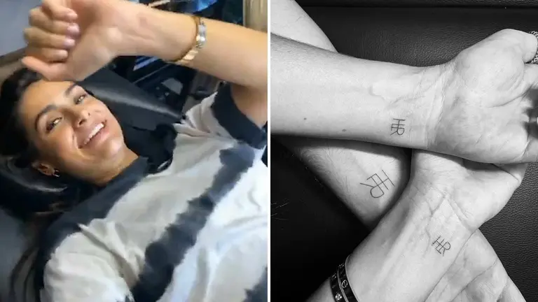 Video: Renata Notni comparte el proceso de su primer tatuaje al lado de ...