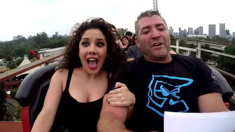 ¡Qué nervio! Brissia se subió a la 'Mostraña Rusa' con Franky Mostro | Shows La Guarida del ...