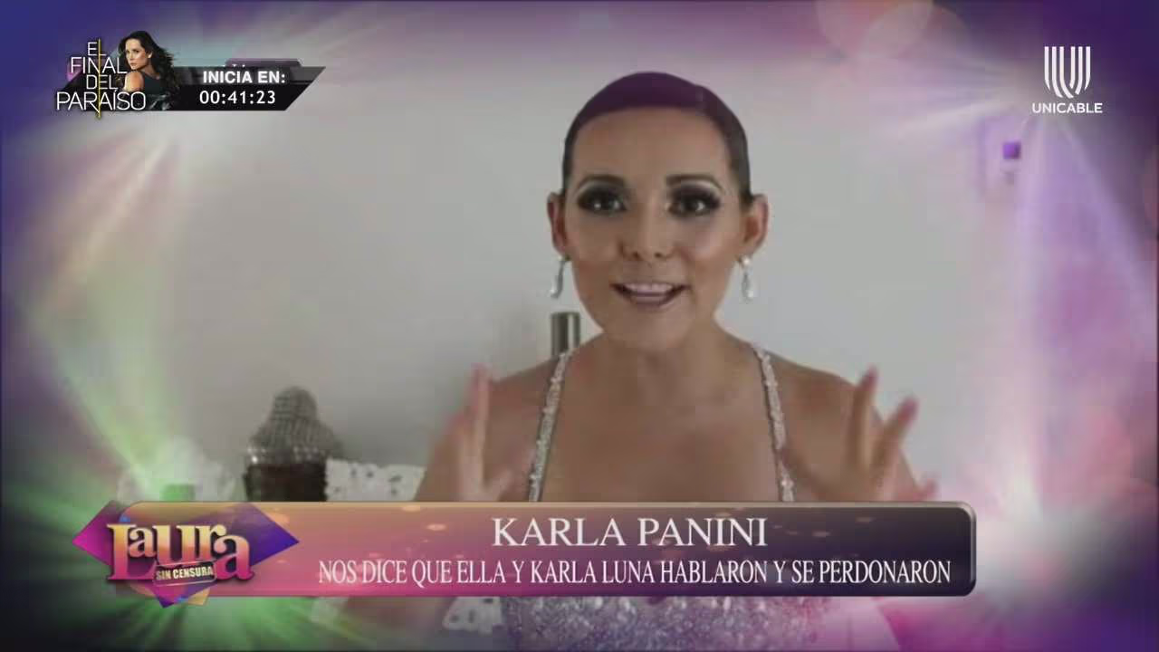 Karla Panini asegura que antes de la partida de Karla Luna hablaron y ...