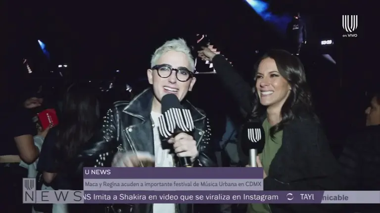 Maca Carriedo y Regina Rojas asisten al festival de música urbana ...